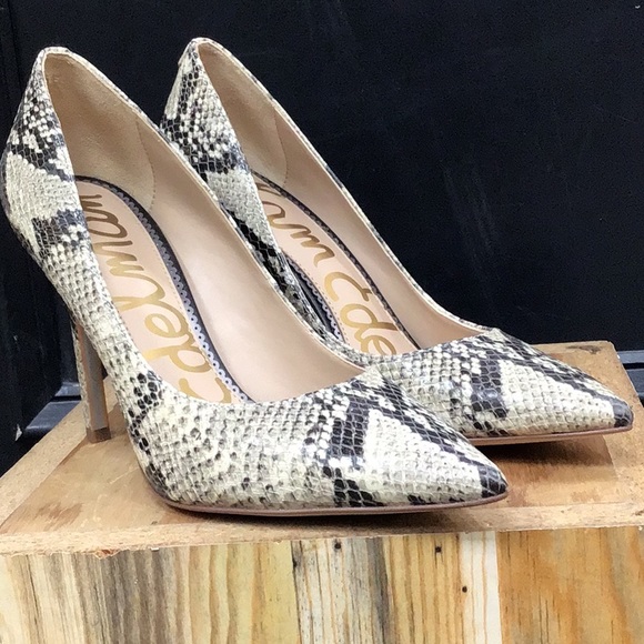 Sam Edelman | Shoes | Sam Edelman Hazel Pumps Snake Leather Available ...